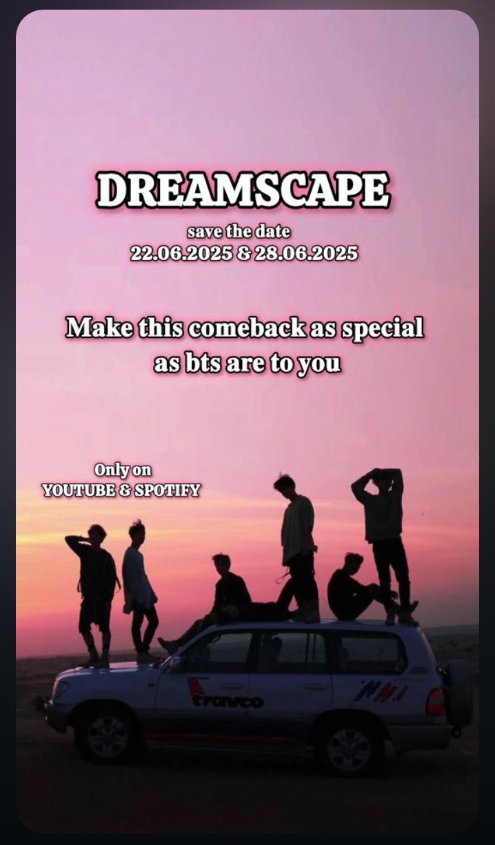 BTS Community Post - #project_dreamscape Hi ARMY! We’re all excited—our ...