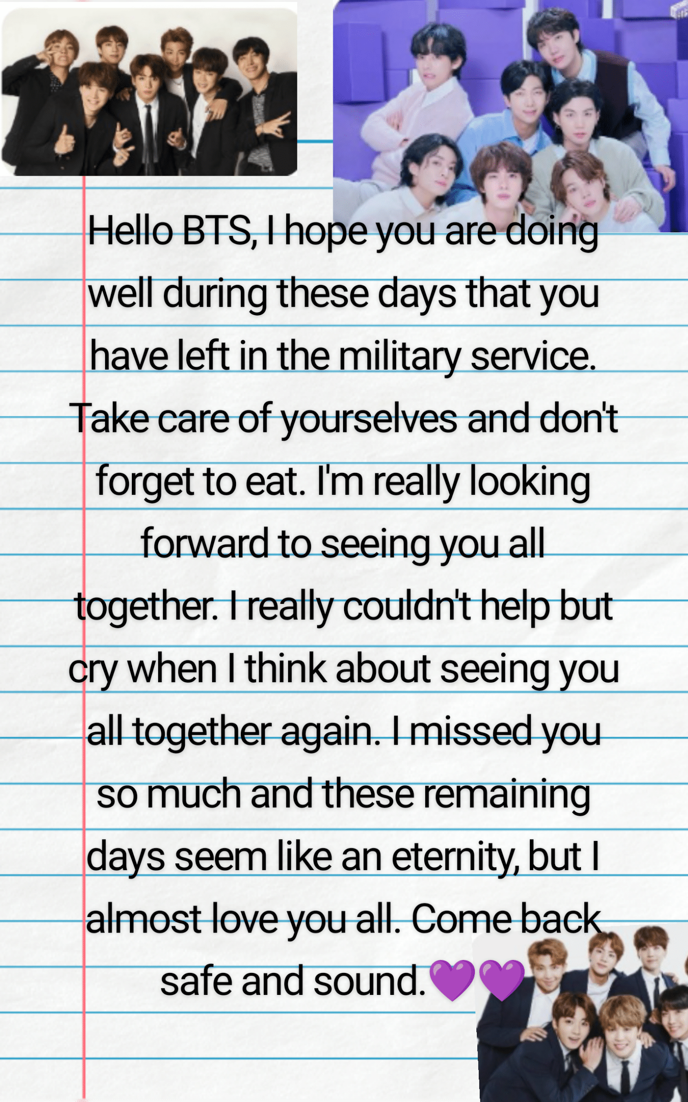 BTS Weverse Fan Letter