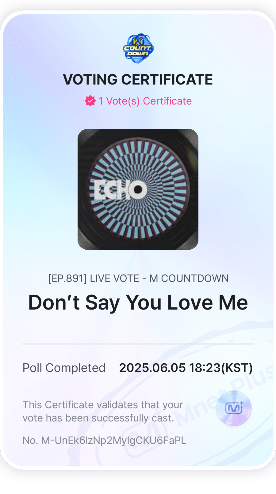BTS Community Post - #MCDVOTE #엠카투표완 Mnet Live voting going on right ...