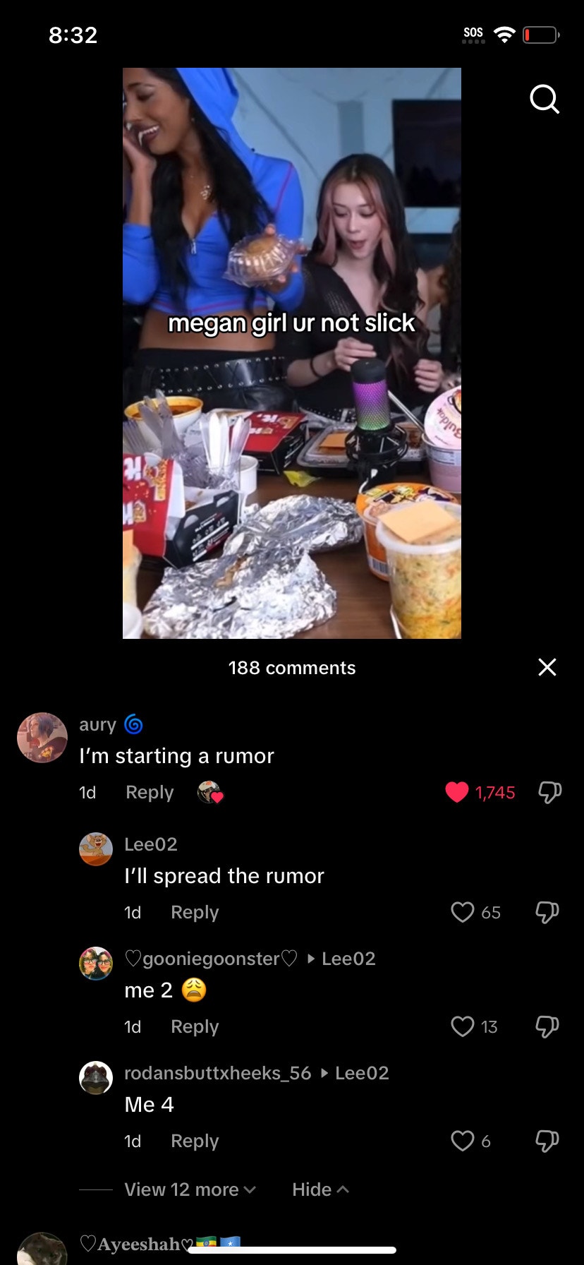 KATSEYE Community Post - LMFAOOAAOAOAOA MEGAN LOOK IDC IM SNITCHING 😂😂😂😂