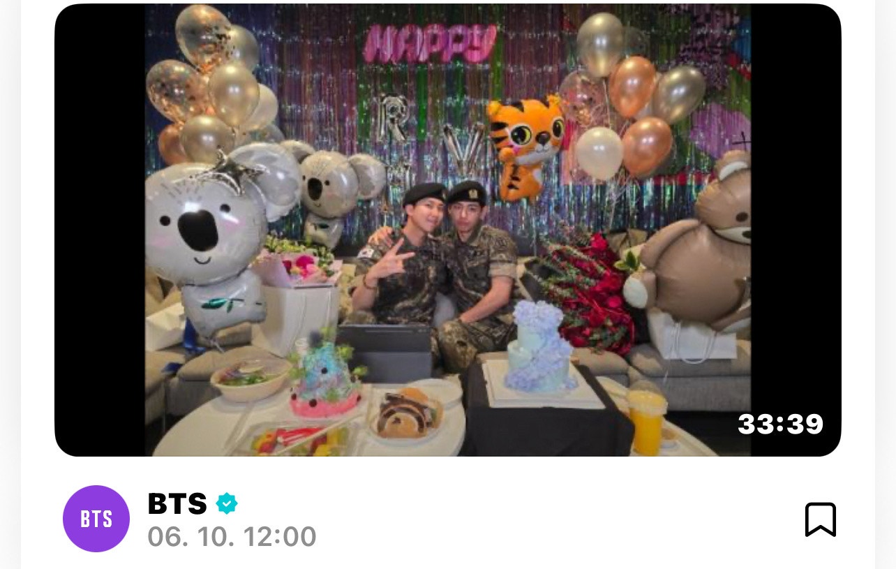 BTS Community Post - Day 547 ナムさん、V、お帰りなさい👏 V、更に素敵にかっこいい大人の男になっていて、びっくりしました😆 ナムさん、大空を飛ぶ鳥の様に、思うが ...