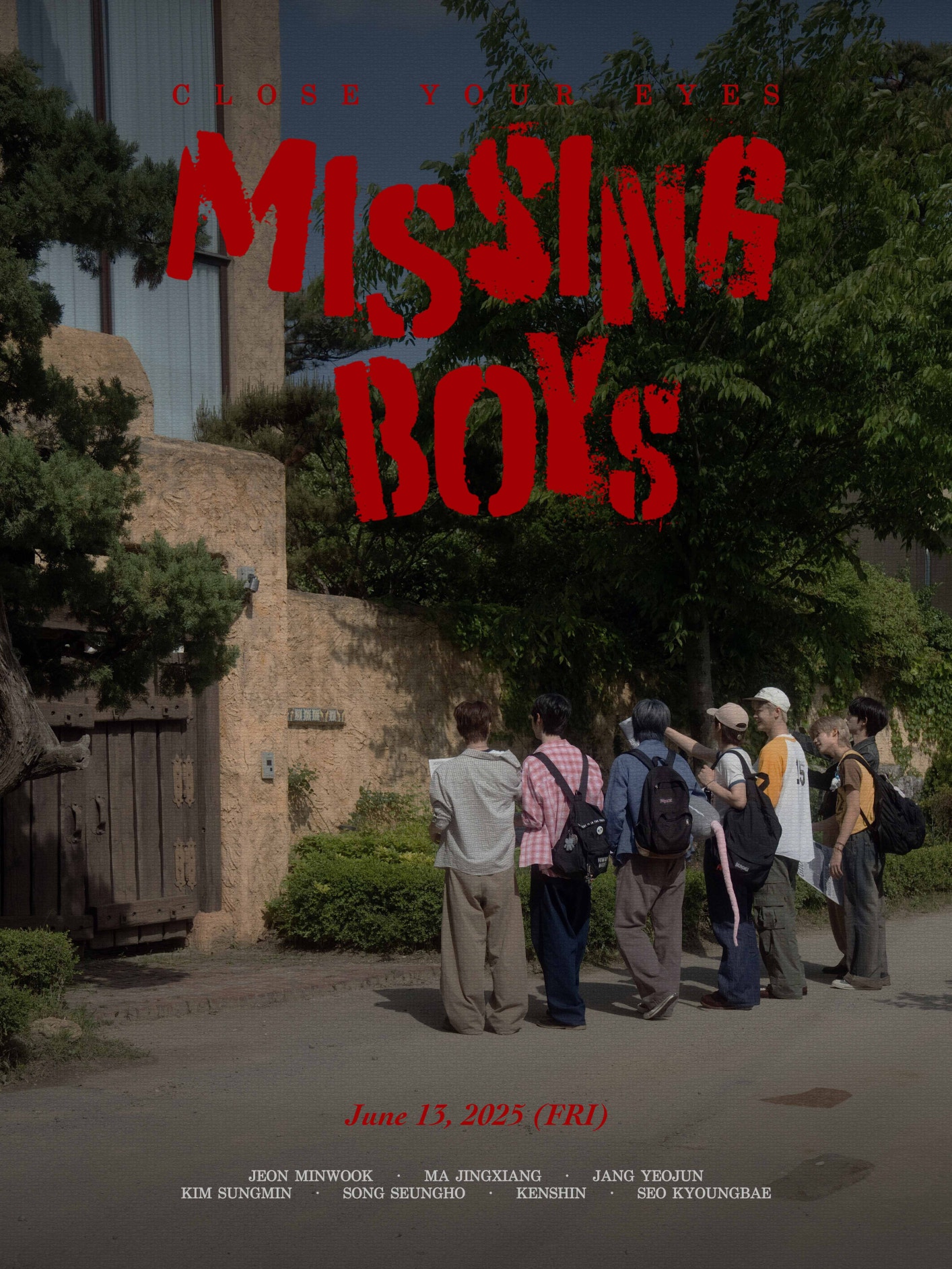 Weverse CLOSE YOUR EYES Image - CLOSE YOUR EYES 'Missing Boys' Teaser Poster