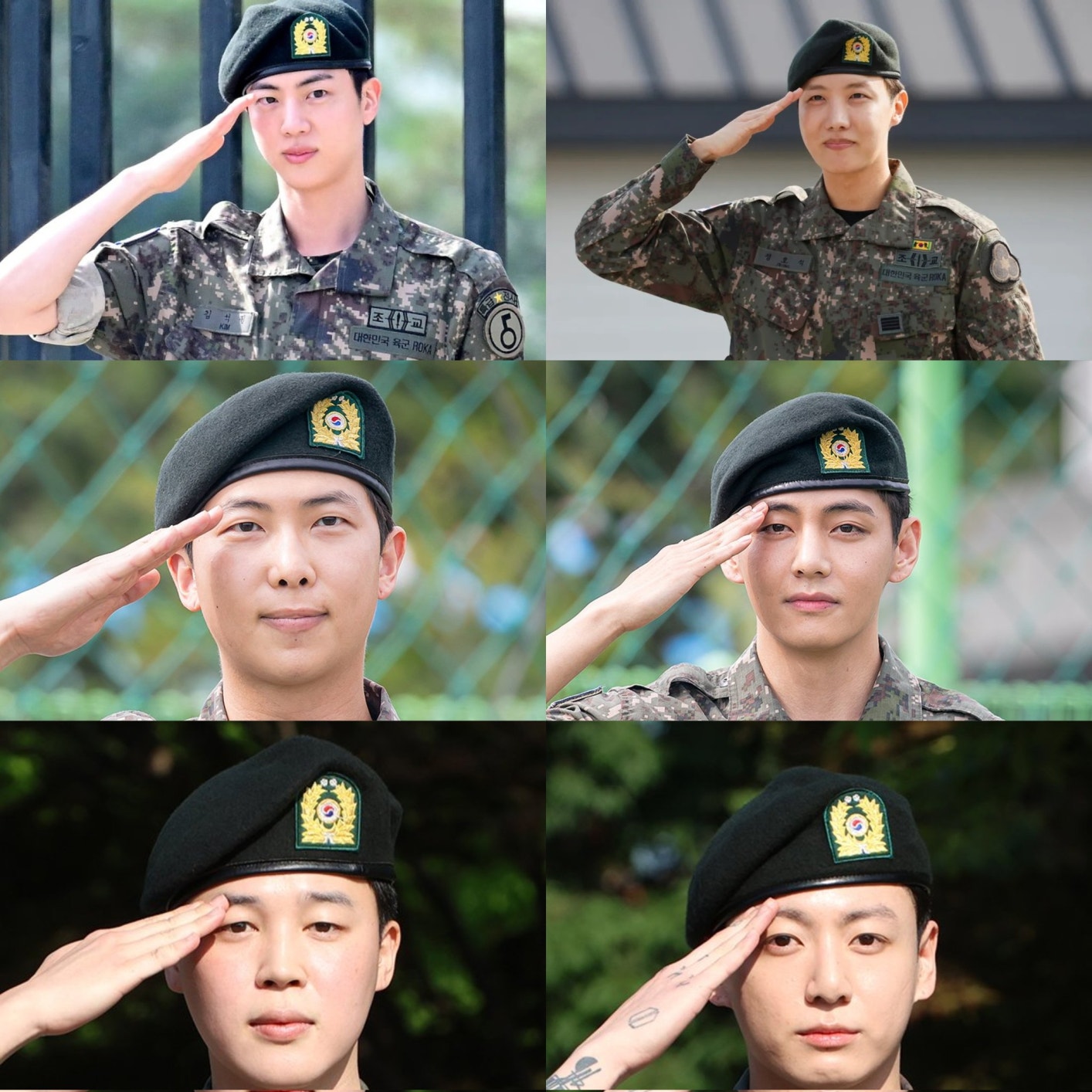 BTS Community Post - 6/7 🫡 solo falta yoongi y ya puedo vivir en paz.