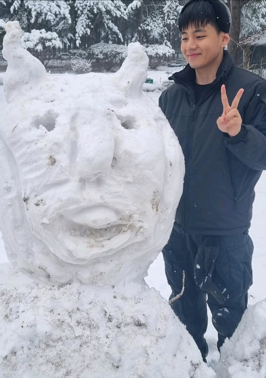 BTS Community Post - Hi teddy bear🧸🎈 Oppa your fluffy face reminds me ...