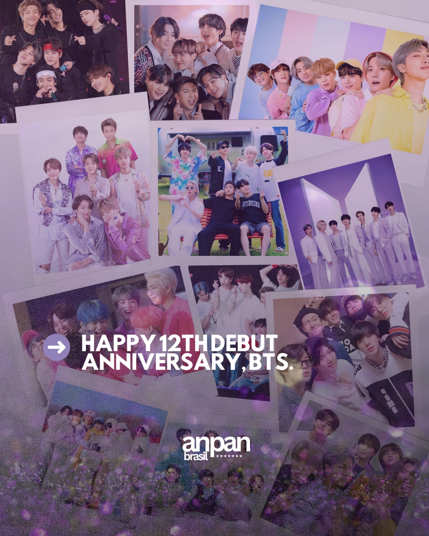 BTS Community Post - Congratulations, BTS, on 12 years of history. June ...