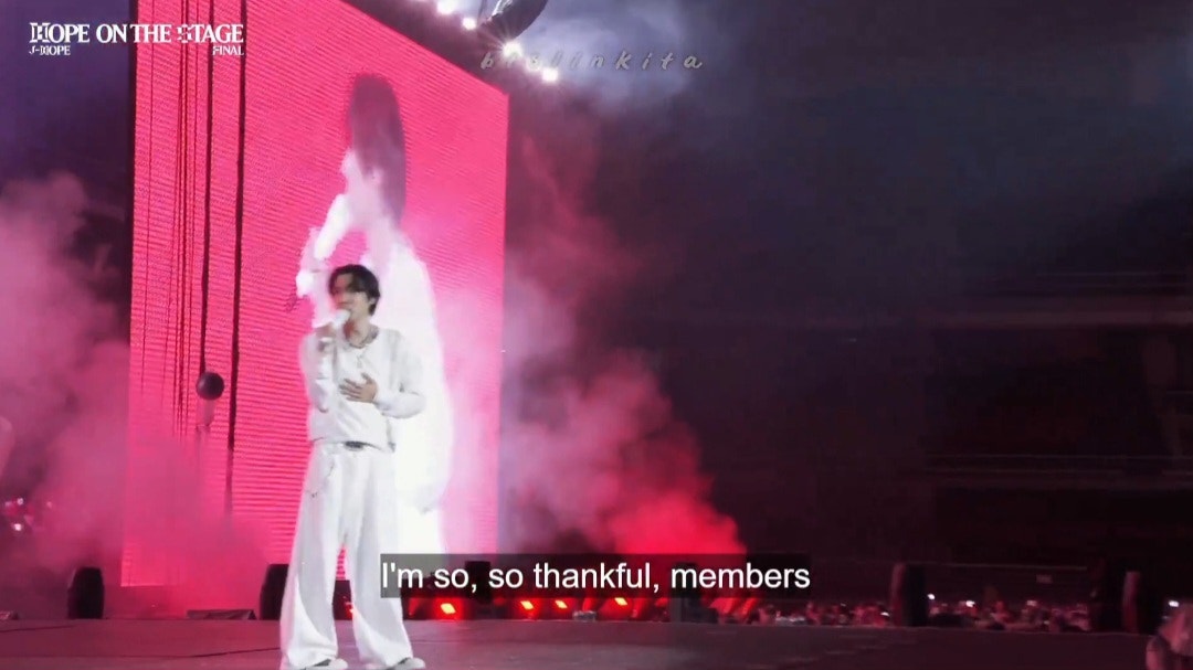 BTS Community Post - hobi : i'm so thankful to members...and this is ...
