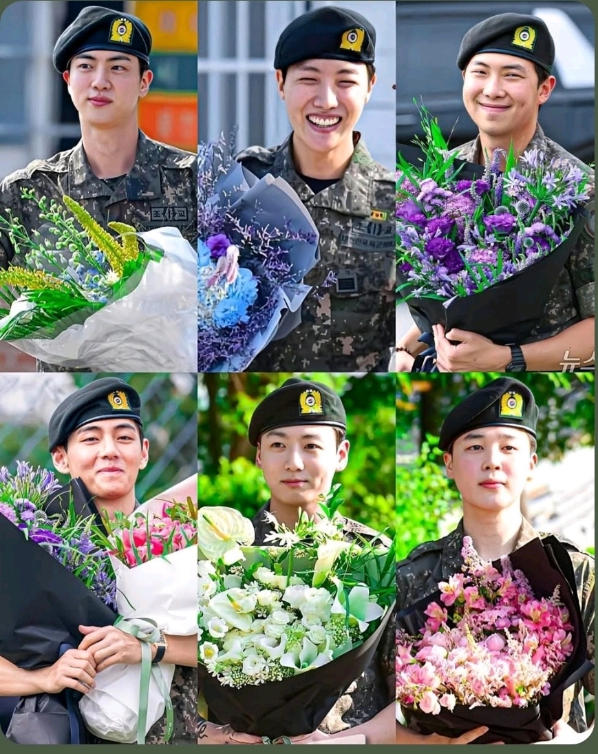 BTS Community Post - army...💟💐 welcome back my boys....💪🏻 ️ 💞🫶🏻 miss you suga #army_borahae_bts ...