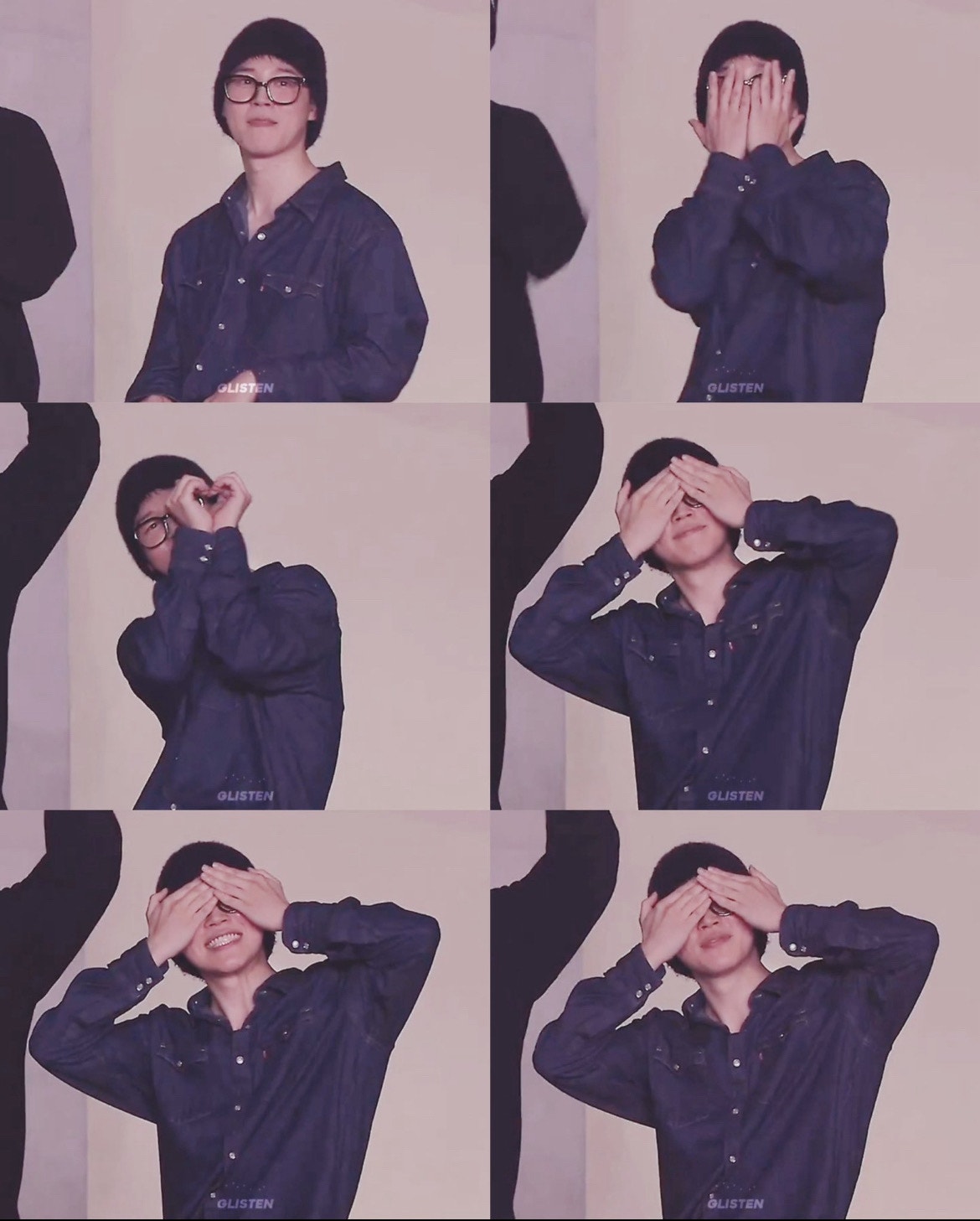 BTS Community Post - He's so beautiful, why hide his pretty face? Jimin ...