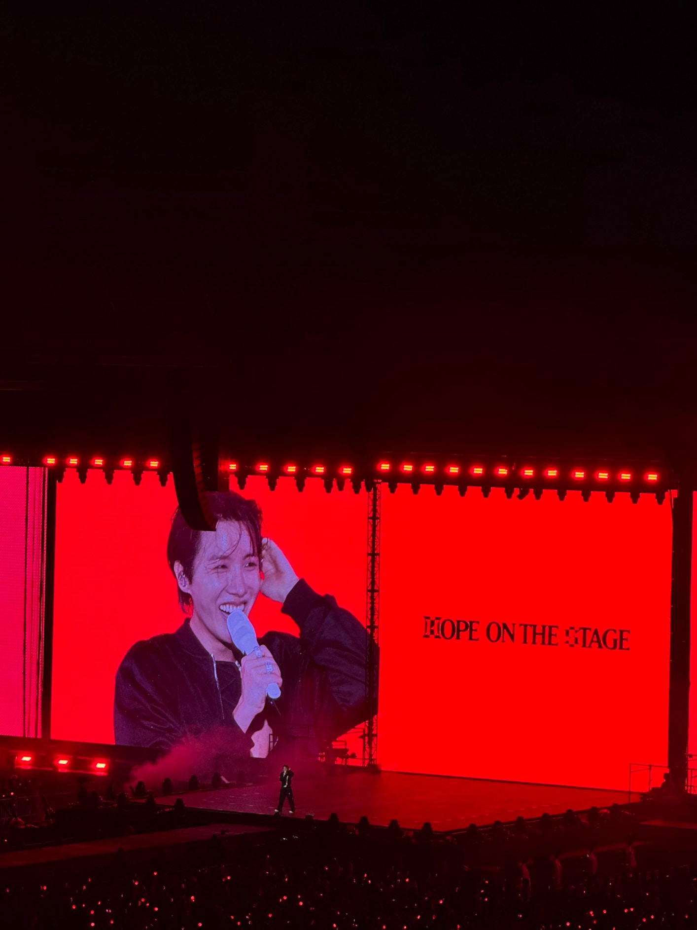 BTS Community Post - my sweet hobi, you worked hard there were 33 shows ...