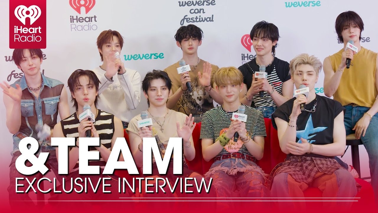 Weverse Weverse zone Media - &TEAM reveal who the last artists they screamed for were