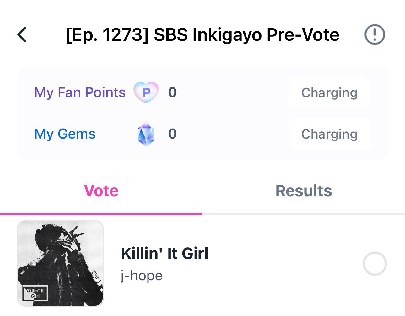 BTS Community Post - ARMY voted for J-HOPE KILLIN’ IT GIRL in INKIKAYO ...