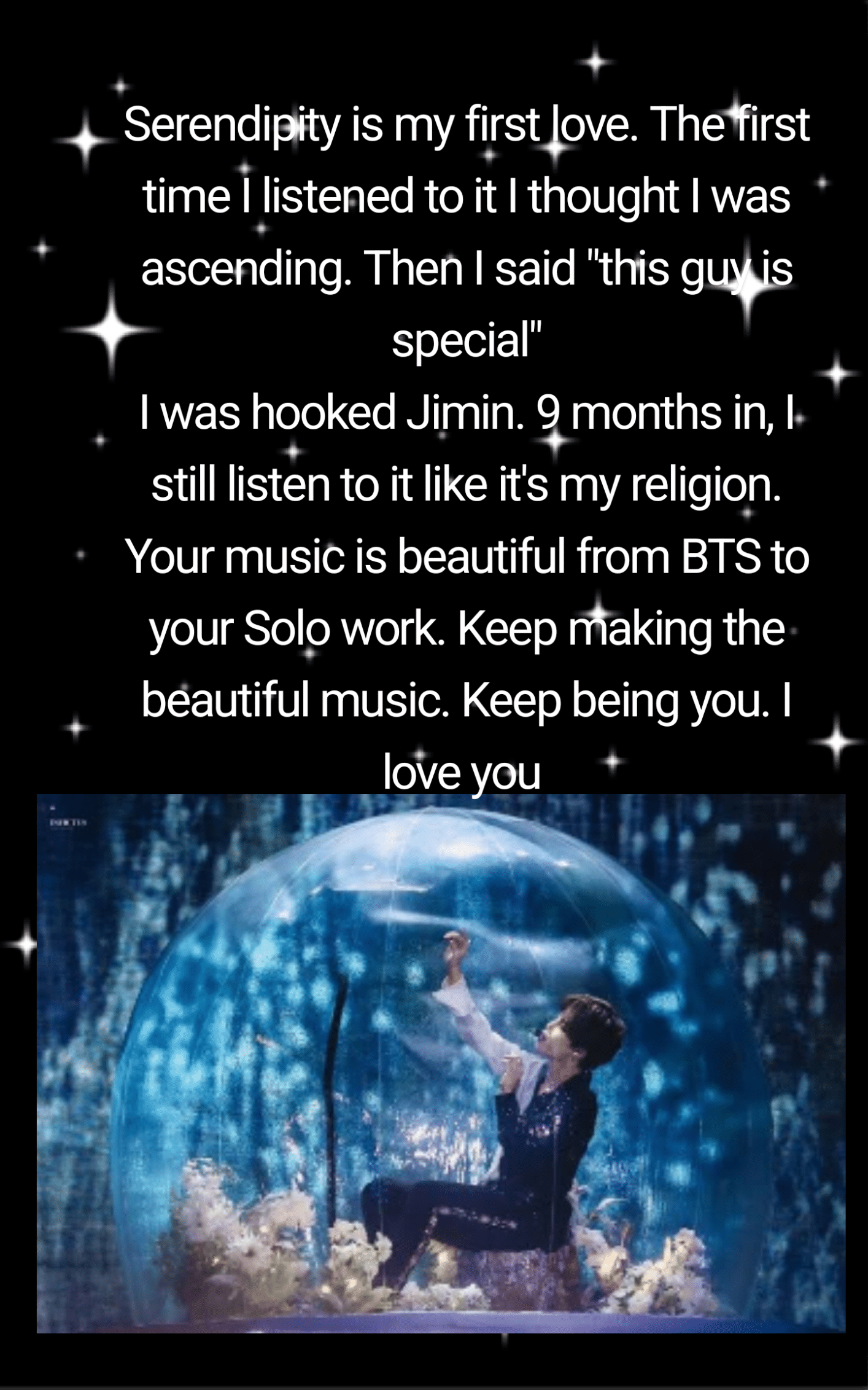 BTS Weverse Fan Letter