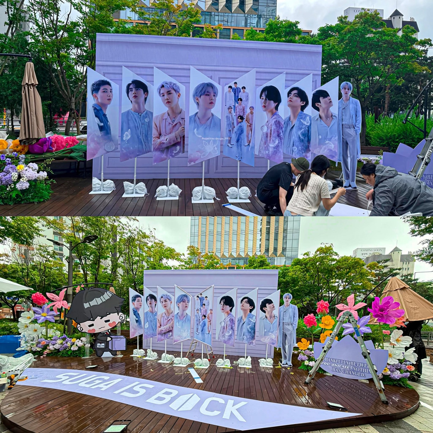 BTS Community Post - SUGA IS BACK WE LOVEYOU MIN SUGA!!!💜💜💜😽😽😽 7/7 THEY ...