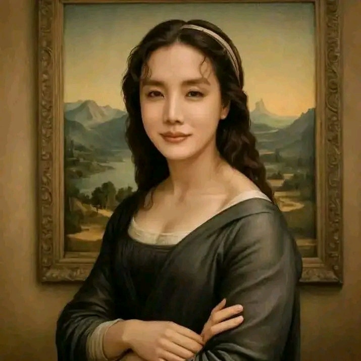 BTS Community Post - Real Monalisa,, 💜🙂