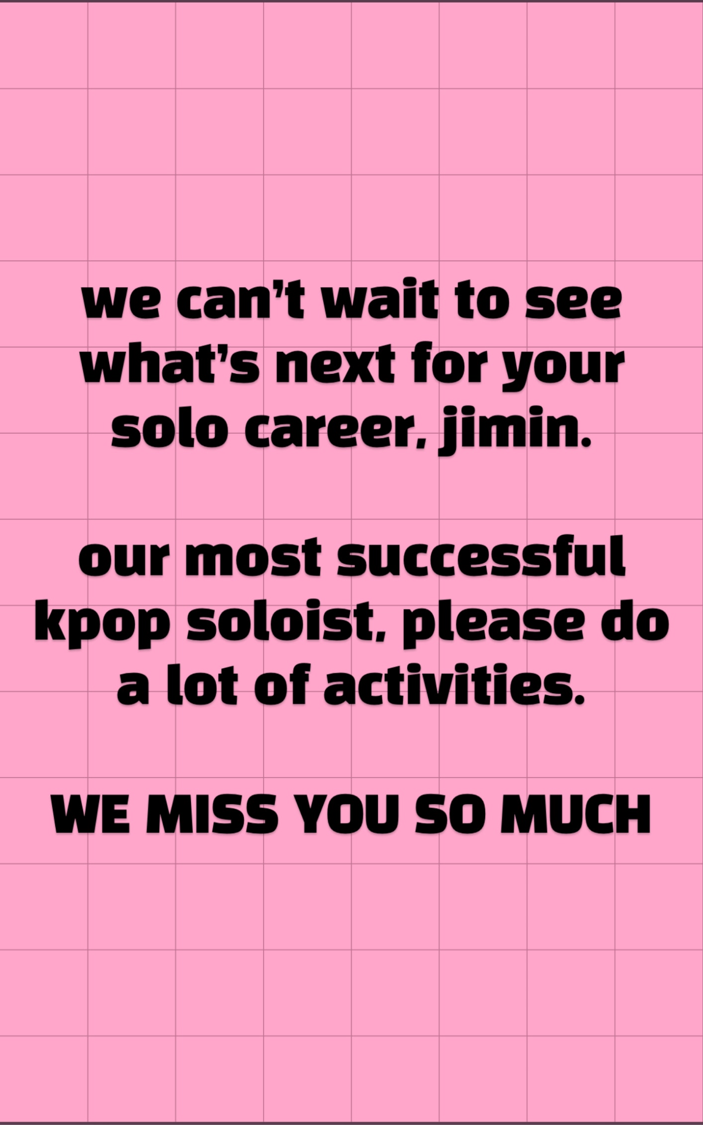 BTS Weverse Fan Letter