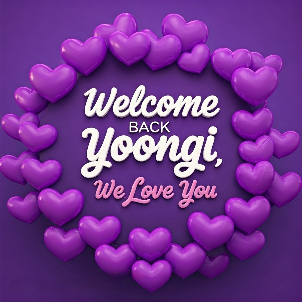 BTS Community Post - Yoongi, congratulations on your discharge. I'm so ...