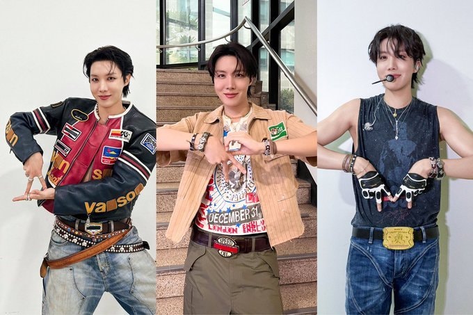 BTS Community Post - HOBI SPELLING ‘ARMY’ WITH HIS HANDS A => M ...