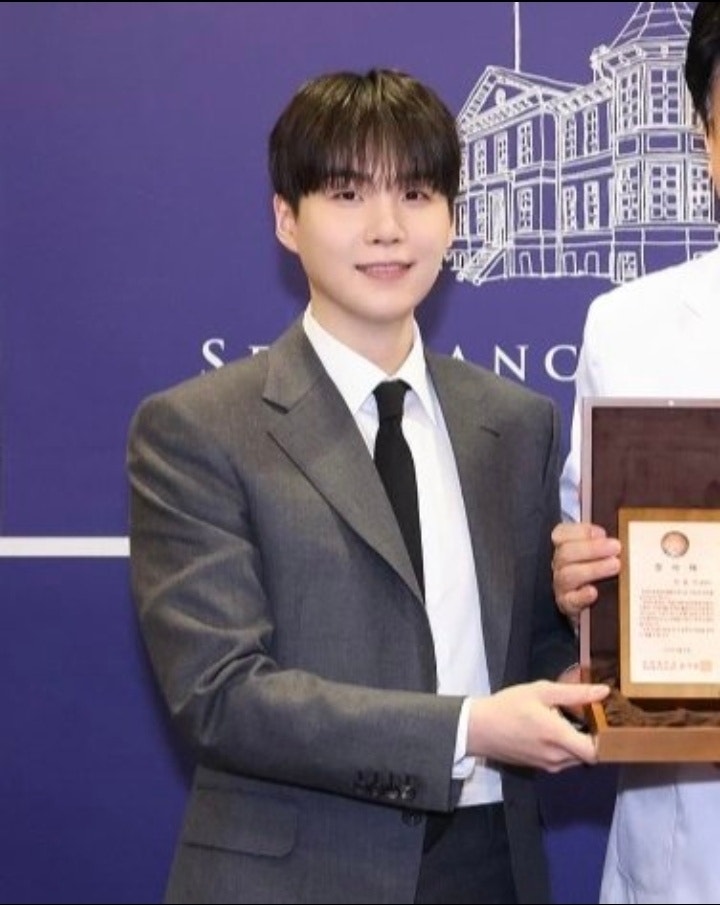 BTS Community Post - SUGA OUR ANGEL SUGA WE ARE PROUD OF YOU WE LOVE YOU YOONGI OUR LOTUS FLOWER ...