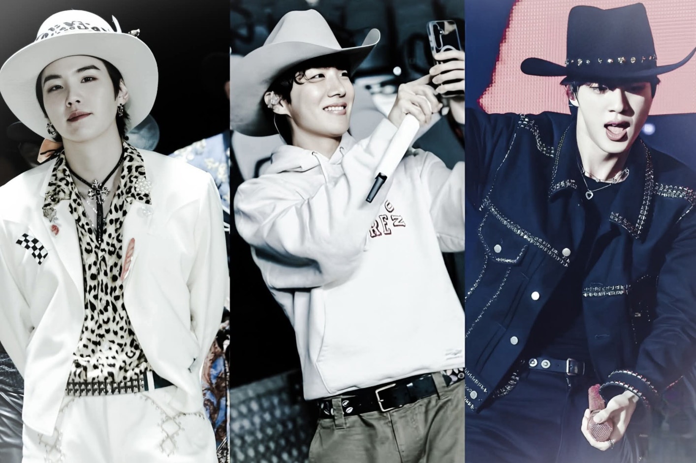 BTS Community Post - HYUNG LINE IN THEIR COWBOY ERA 👀👀👀 ️ ️ ️