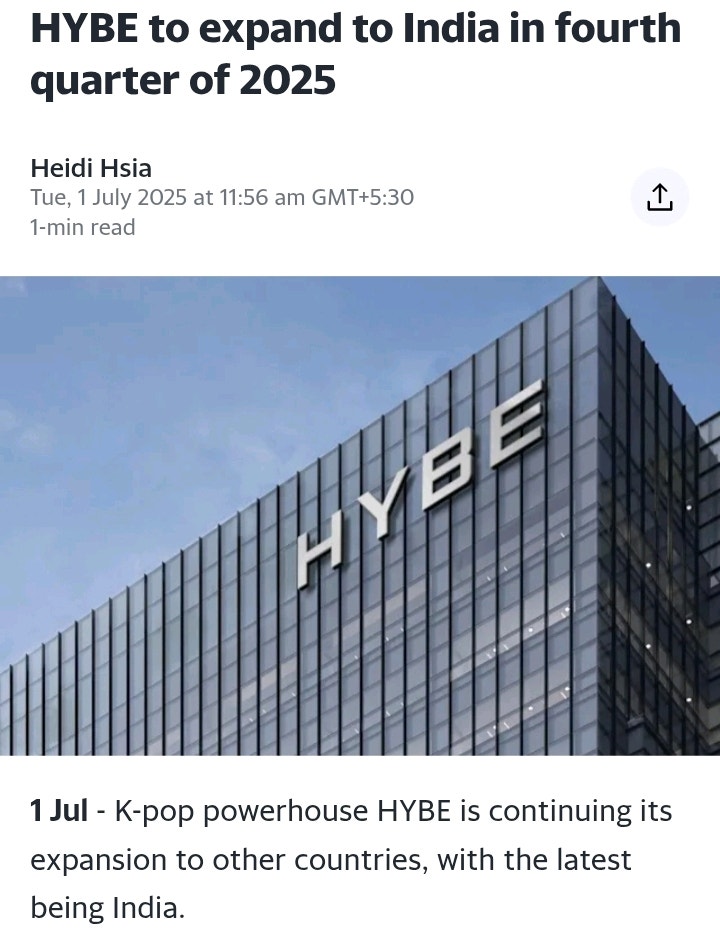 BTS Community Post - Yo Hitman Bang Establishing Hybe in India 🇮🇳🇰🇷 🥳😄😎 ...