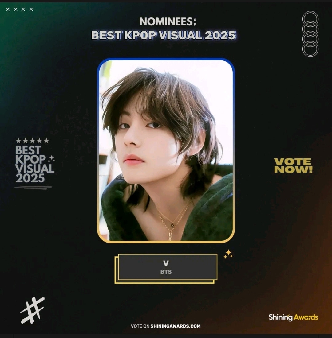 BTS Community Post - Heyyyyyy army Go fast.... And vote for Taehyung💜 Best Kpop Visual 2025 ...