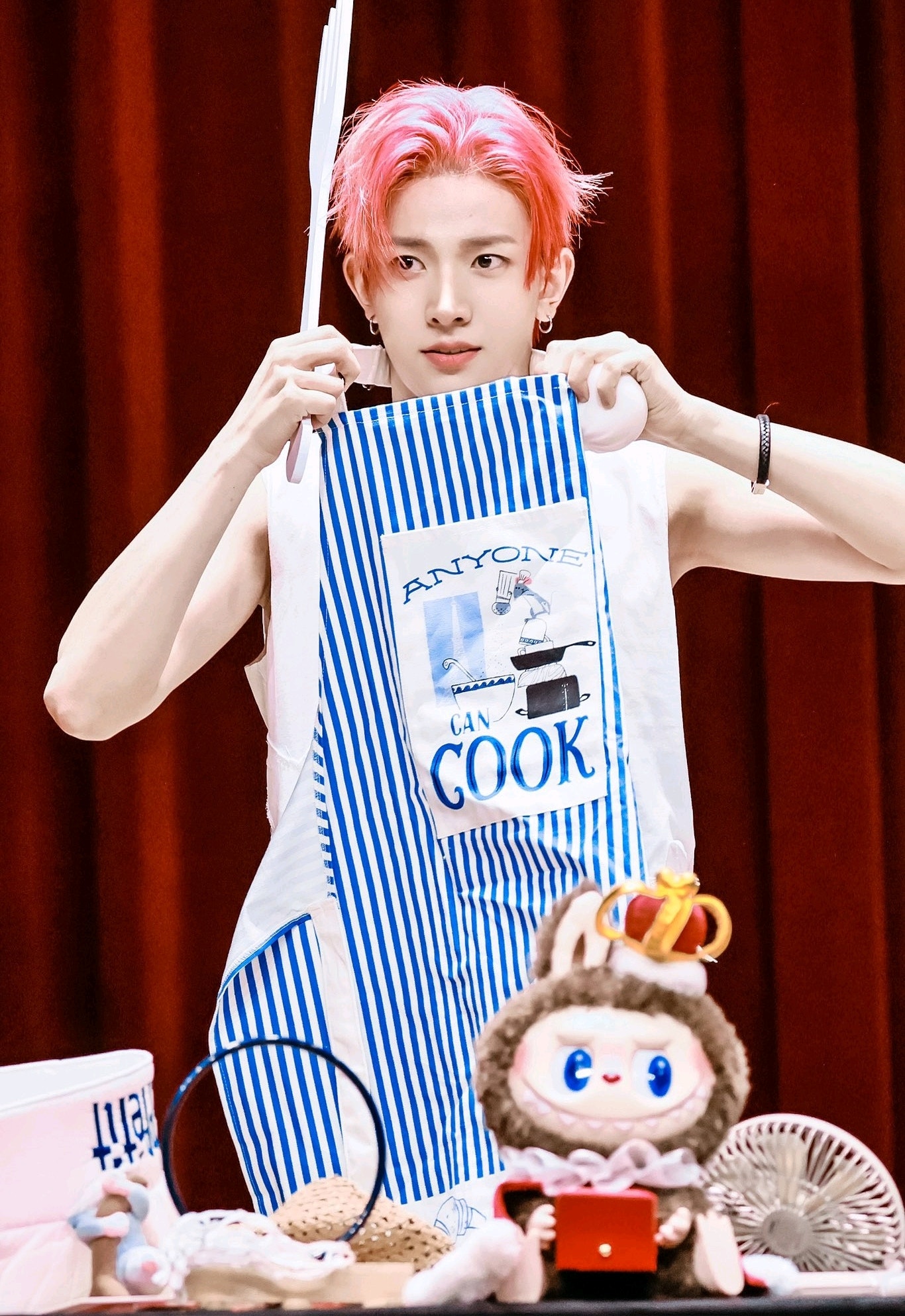 ENHYPEN Community Post - my cute Pookie boy with Labubu i love him a ...