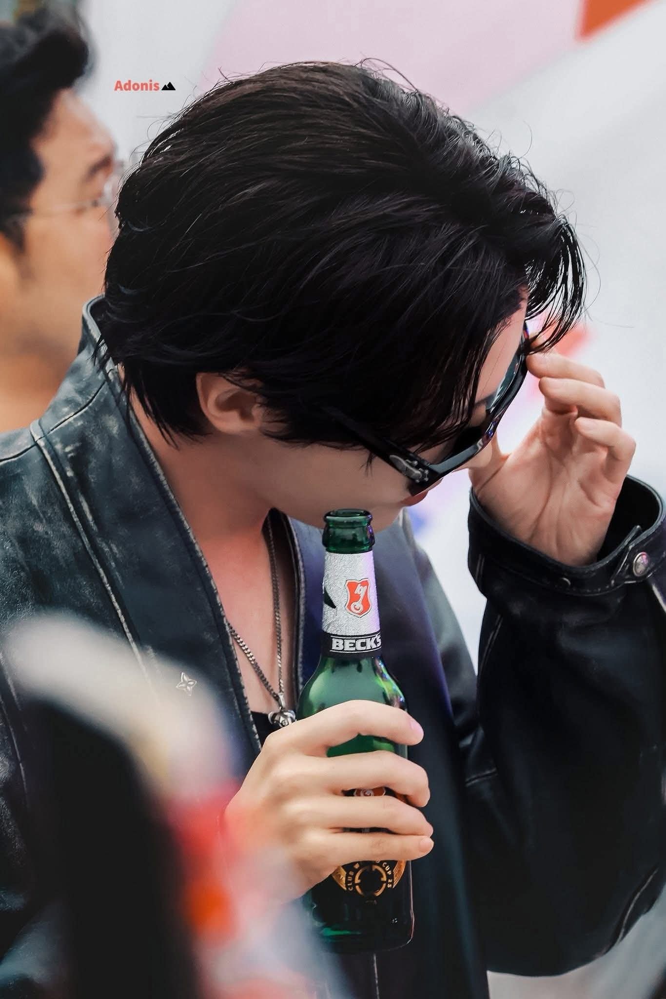 BTS Community Post - Look at him, that was yesterday with his beer ...