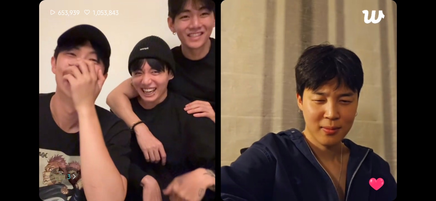 BTS Community Post - Los amoooo 💜💜💜 Mi family 🫰🫰