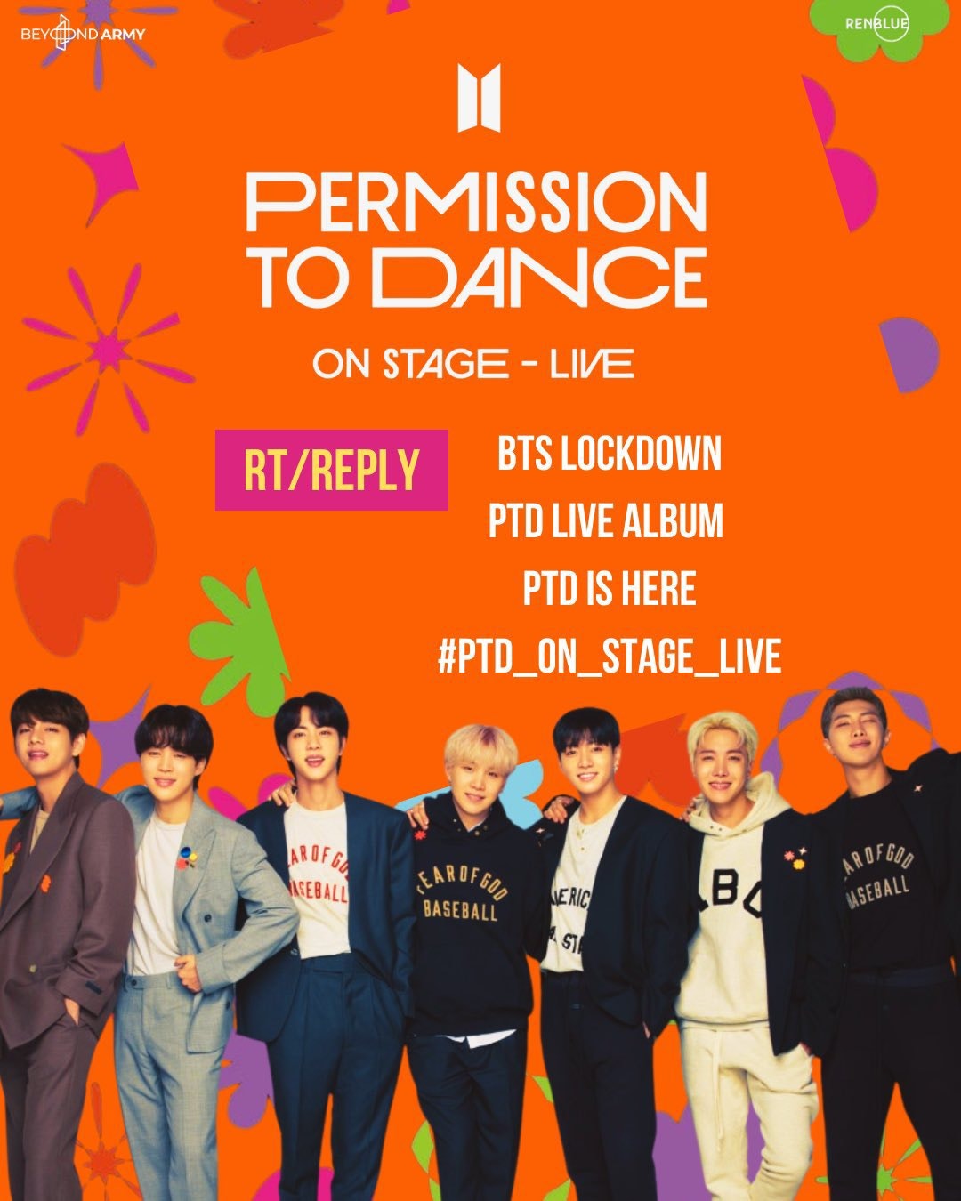 BTS Community Post - BTS LOCKDOWN PTD LIVE ALBUM PTD IS HERE #PTD_ON ...