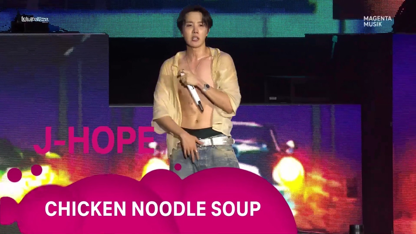 Weverse BTS Media - j-hope 'Chicken Noodle Soup (feat. Becky G)' @ Lollapalooza Berlin 2025