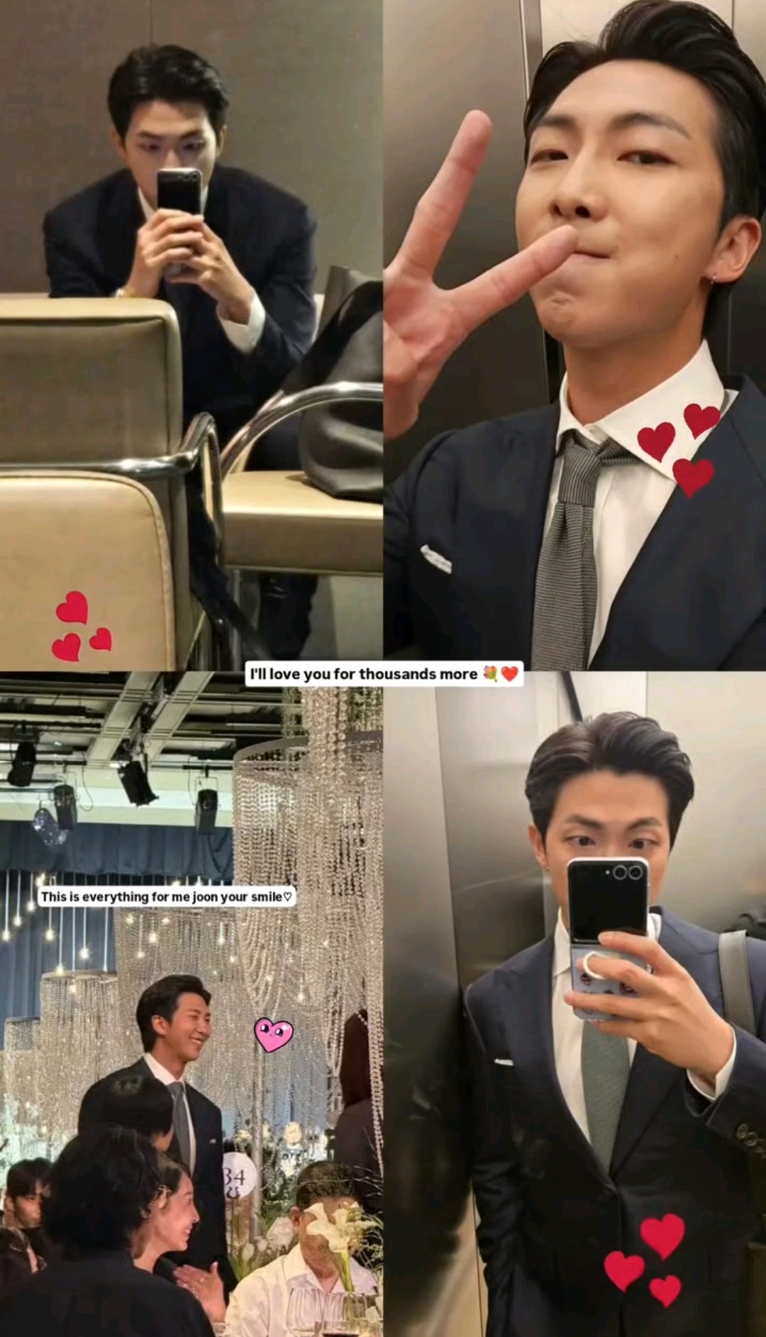 BTS Community Post - thank you joon for this 🥰 the most handsome man we ...