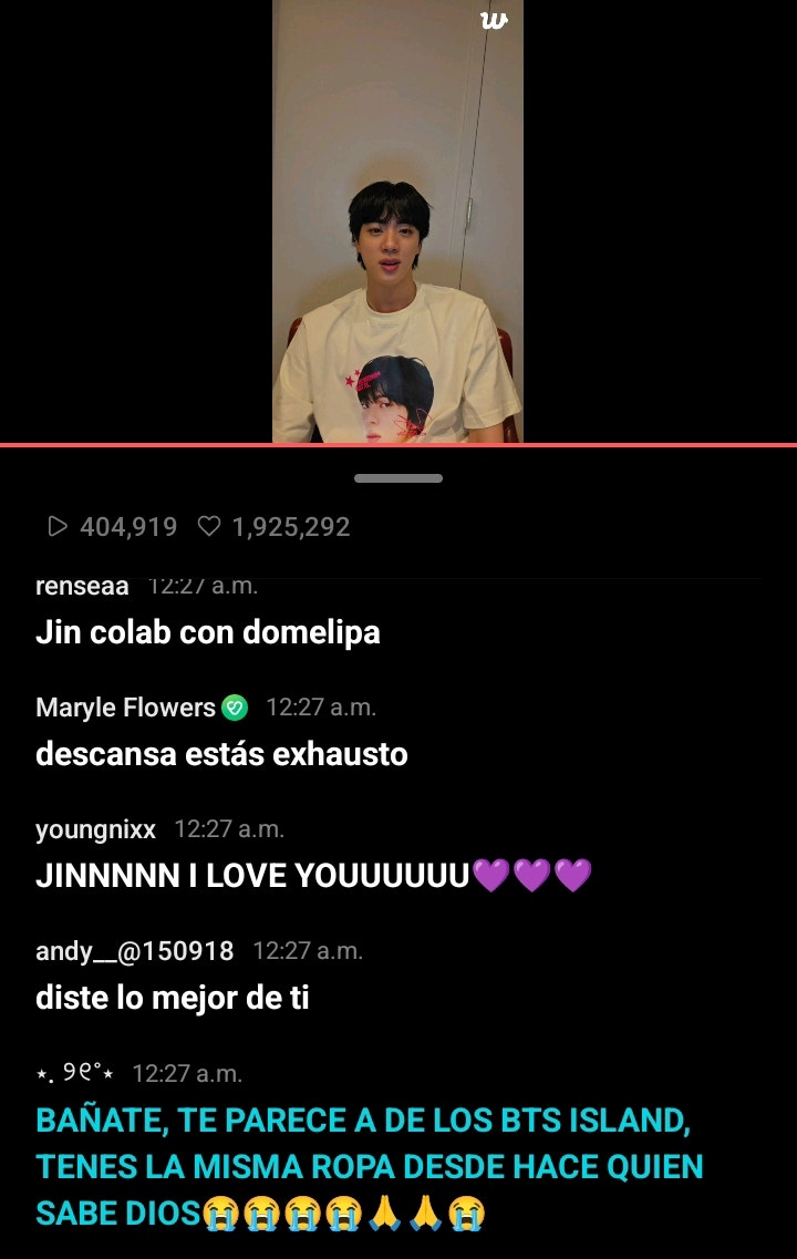 BTS Community Post - fue muy malo de mi parte pero demasiado real ...