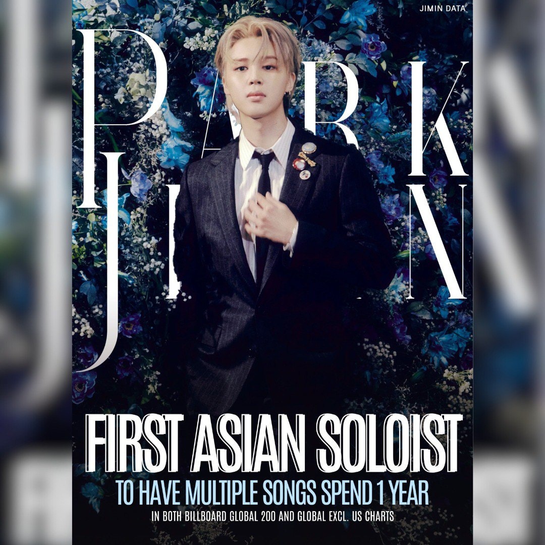 BTS Community Post - BTS and Jimin are now the only Asian acts to have multiple songs spend 1 ...