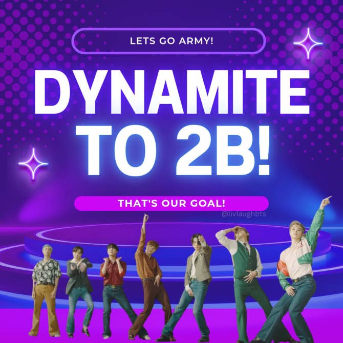BTS Community Post - Hello Army 💜💜💜💜💜💜💜 Do you know that DYNAMITE mv is so close to reaching 2 ...