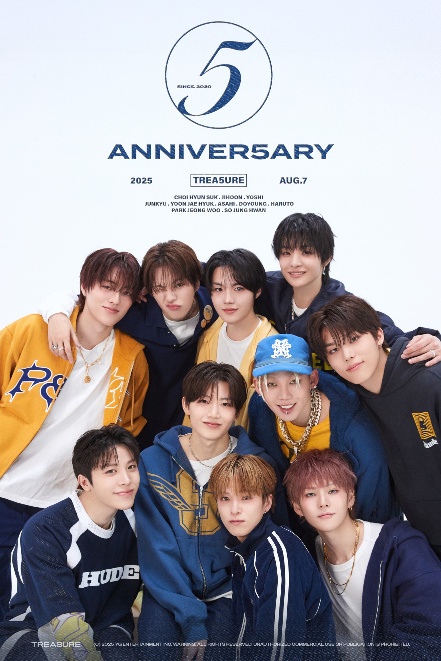 Weverse TREASURE Image - TREASURE - [TREA5URE ANNIVER5ARY 2025] POSTER