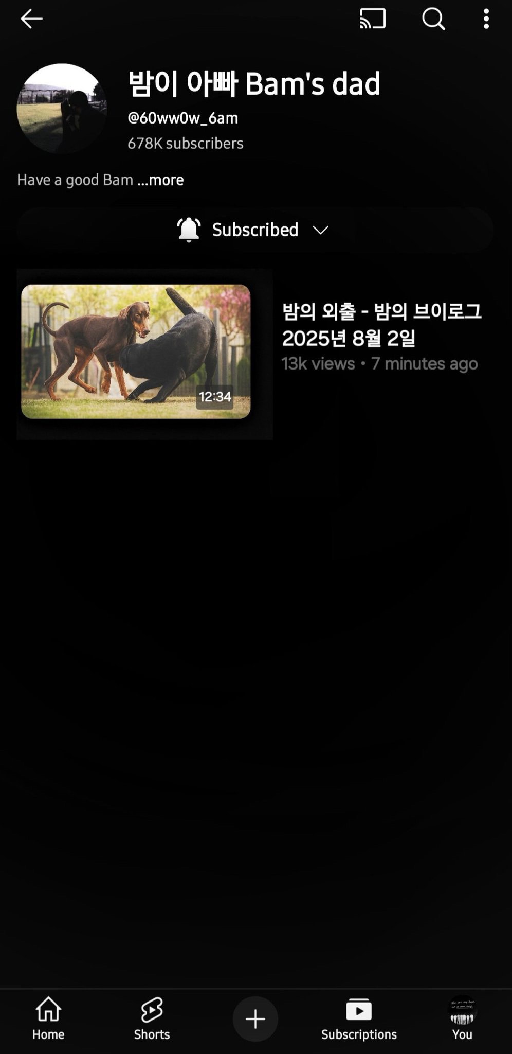 BTS Community Post - OMG !!! Jungkook uploaded the first video on bam's youtube channel !!! Its ...