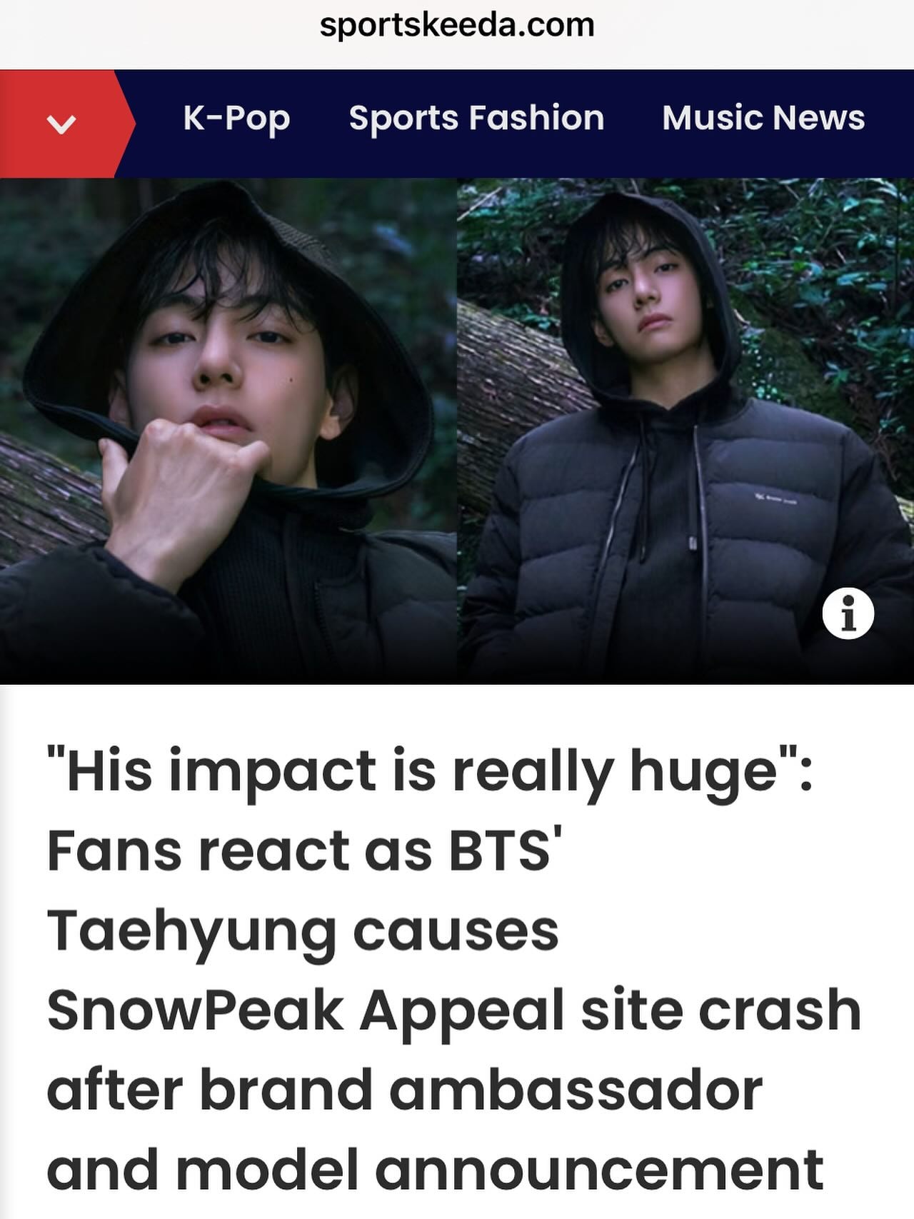 BTS Community Post - “On August 21, 2025, Japanese outdoor lifestyle ...