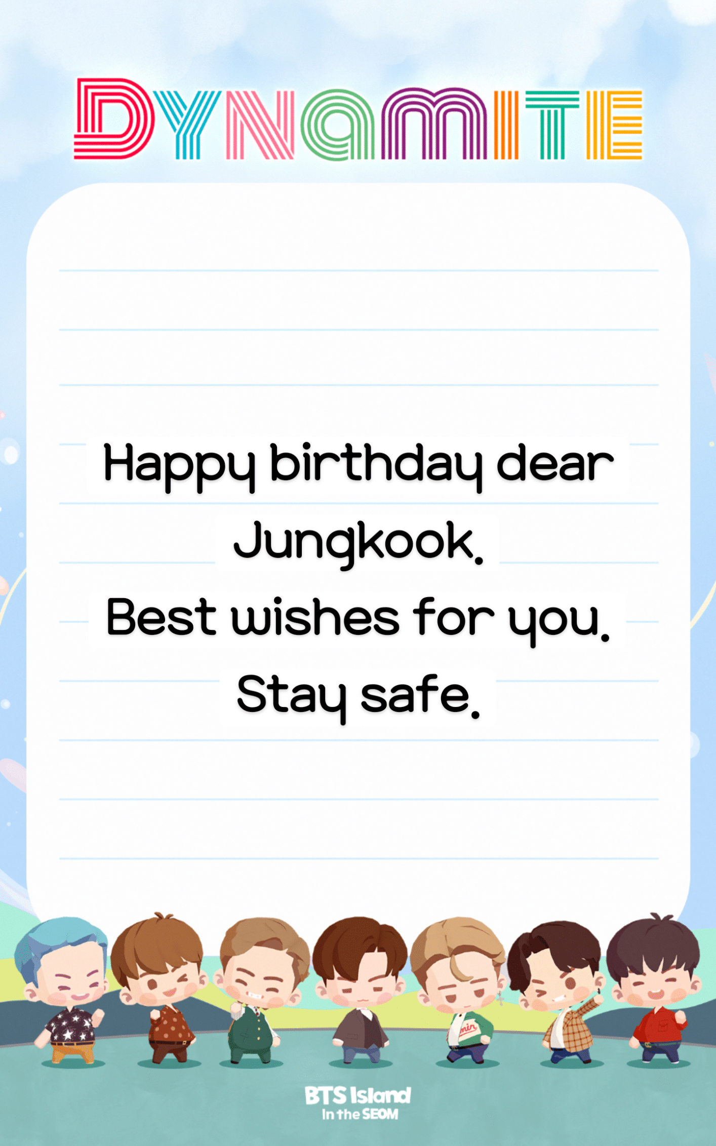 BTS Weverse Fan Letter