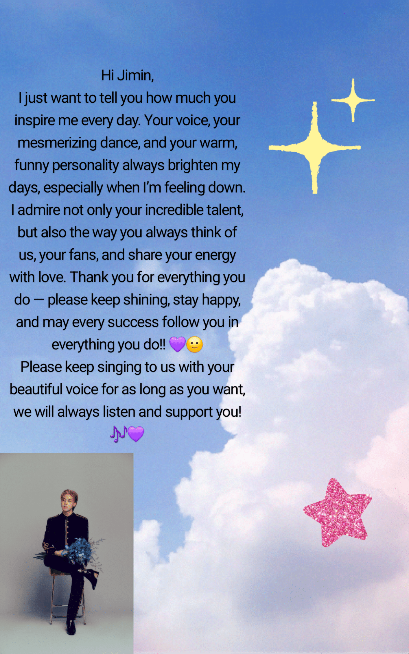 BTS Weverse Fan Letter