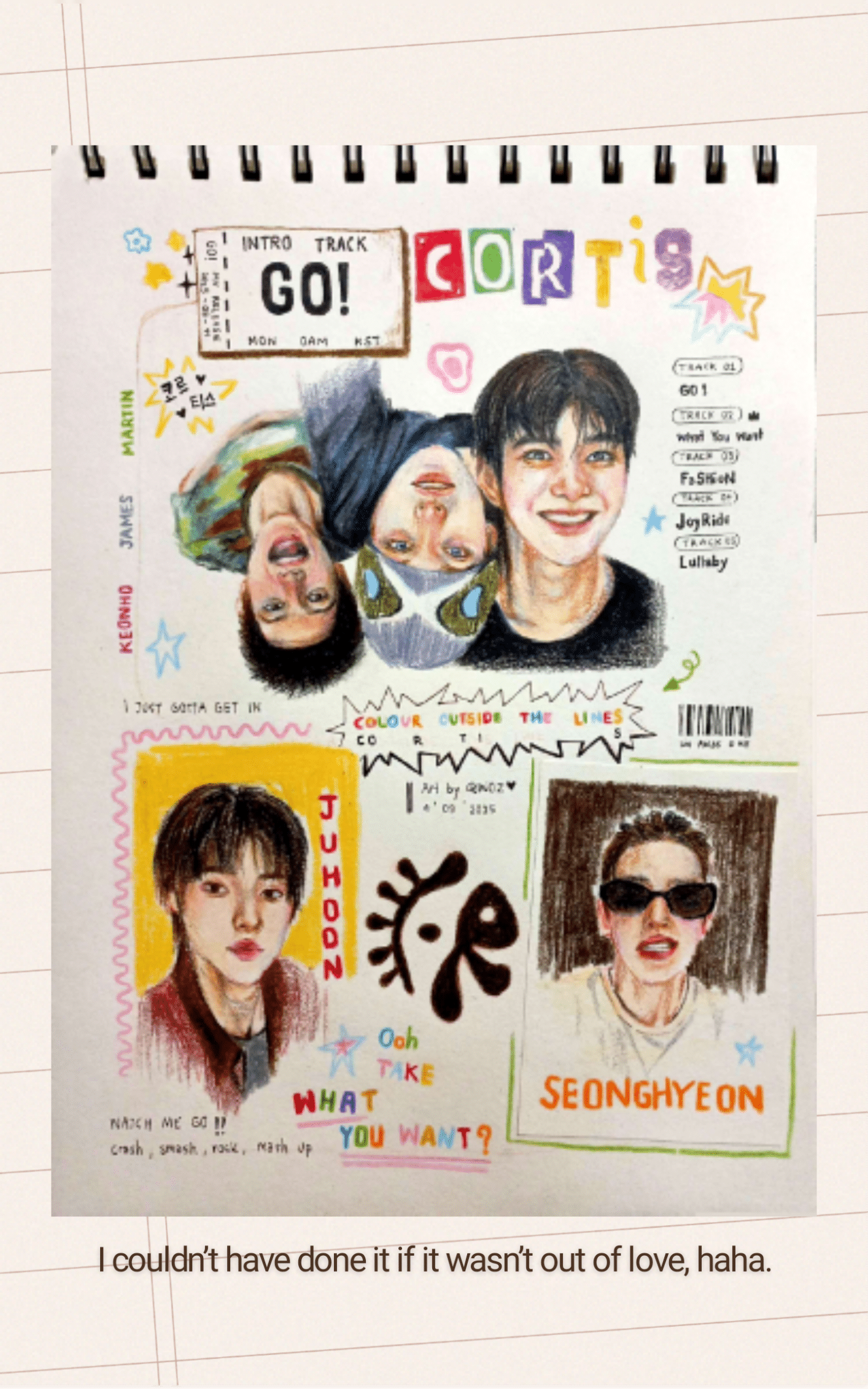 CORTIS Weverse Fan Letter