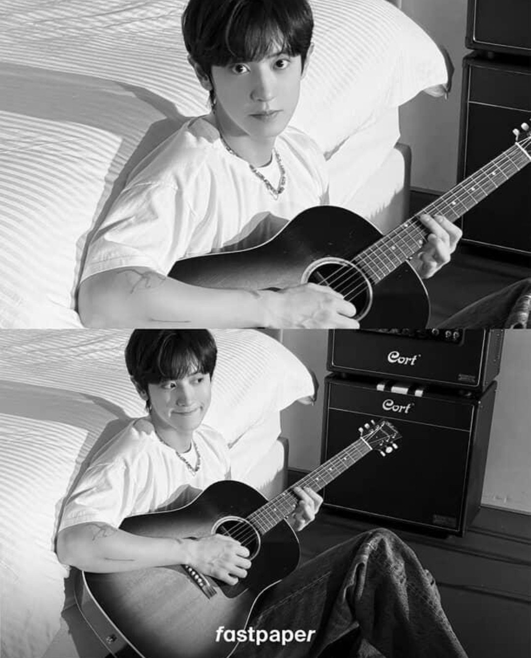 EXO Community Post - High & Dry Behind the Scenes🙏 モノクロでも映えますね🤭🍒 📷real ...