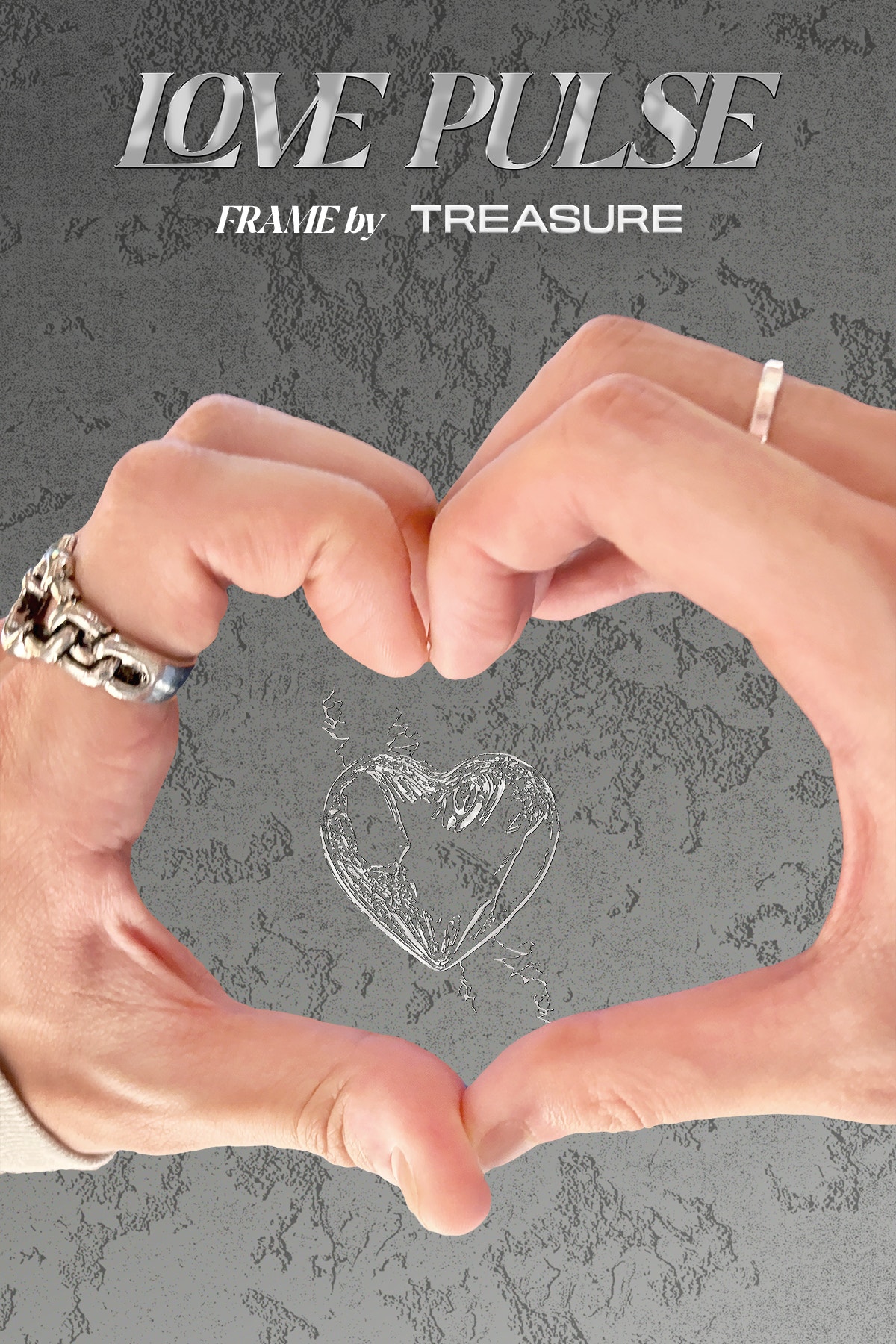 Weverse TREASURE Image - TREASURE [LOVE PULSE] HEART FRAME 🫶