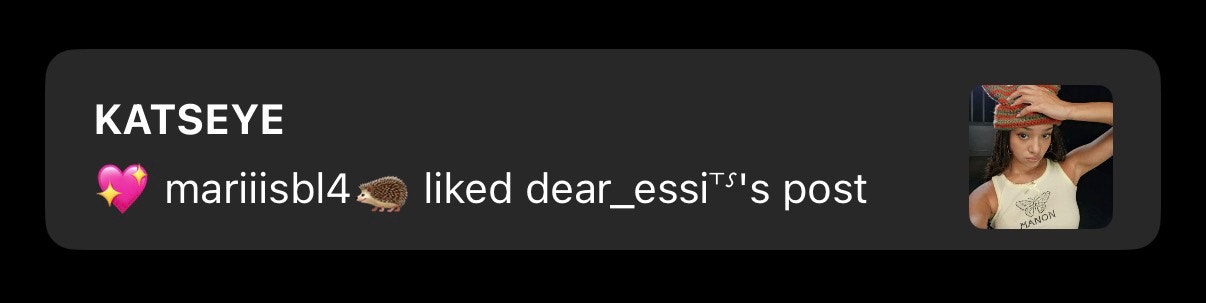 KATSEYE Community Post - TY FOR THE SPAM QUEEN
