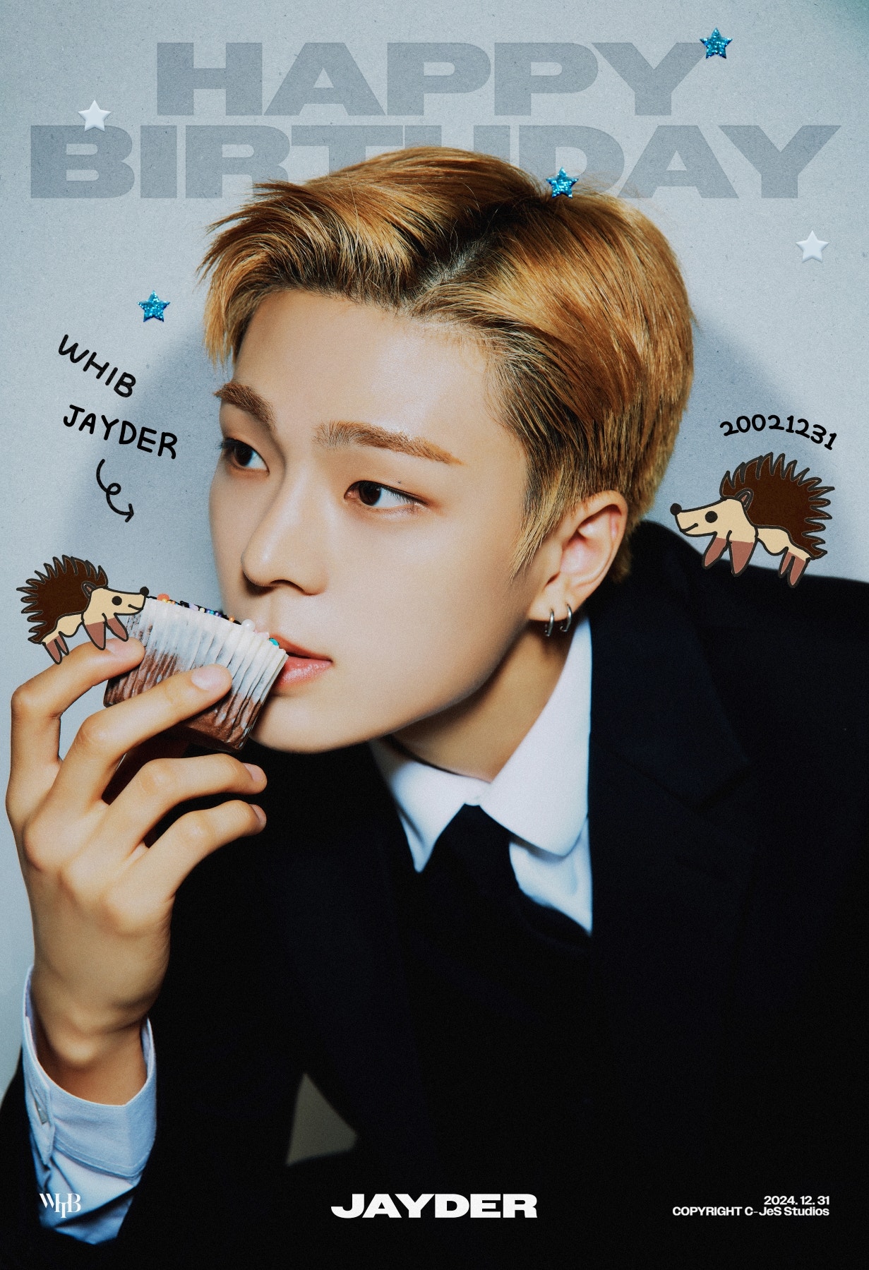 Weverse WHIB Image - HAPPY BIRTHDAY JAYDER🦔🖤