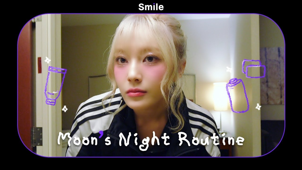 위버스 Billlie Media - [SMILE😆 029] Moon's Night Routine 🌃🌙