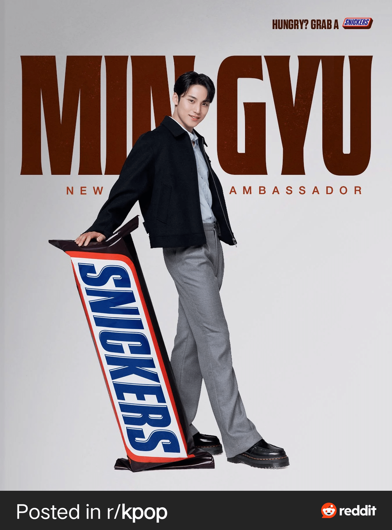 SEVENTEEN Community Post - HUNGRY??? grab a mingoo.....i..i mean Snickers.