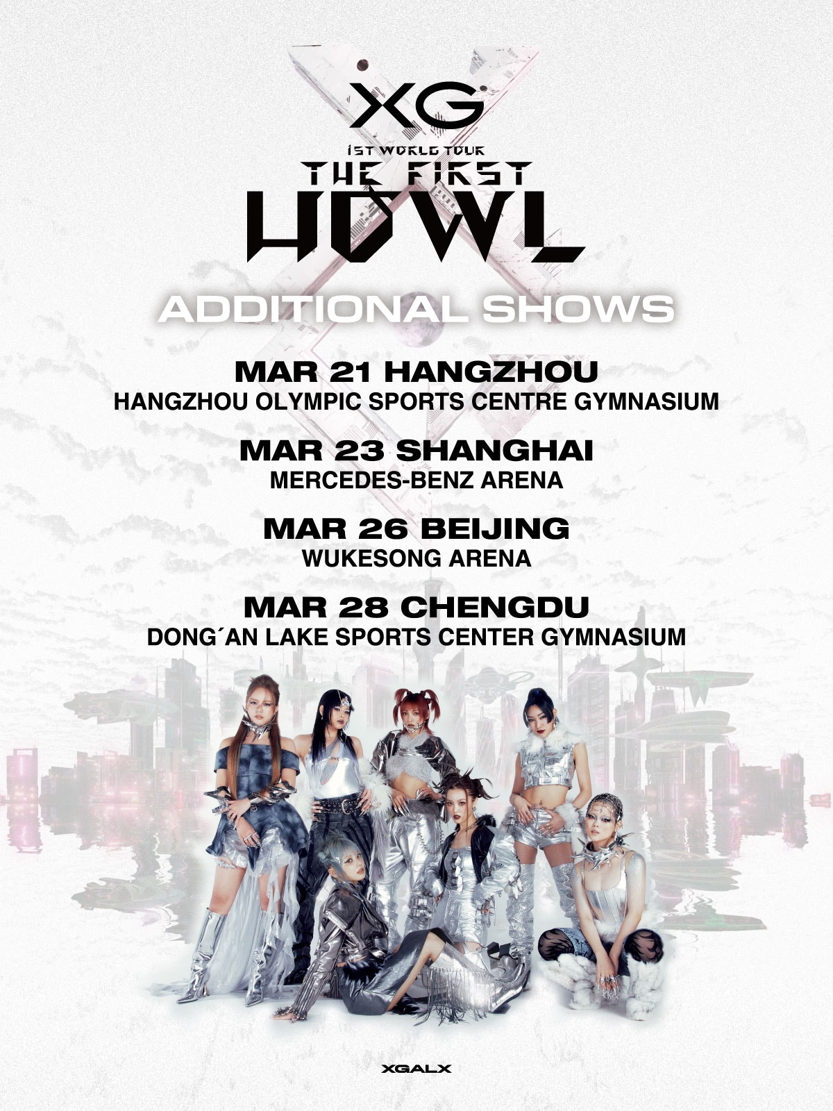 XG Community Post - XG 1st WORLD TOUR 'The first HOWL - FINAL IN CHINA ...