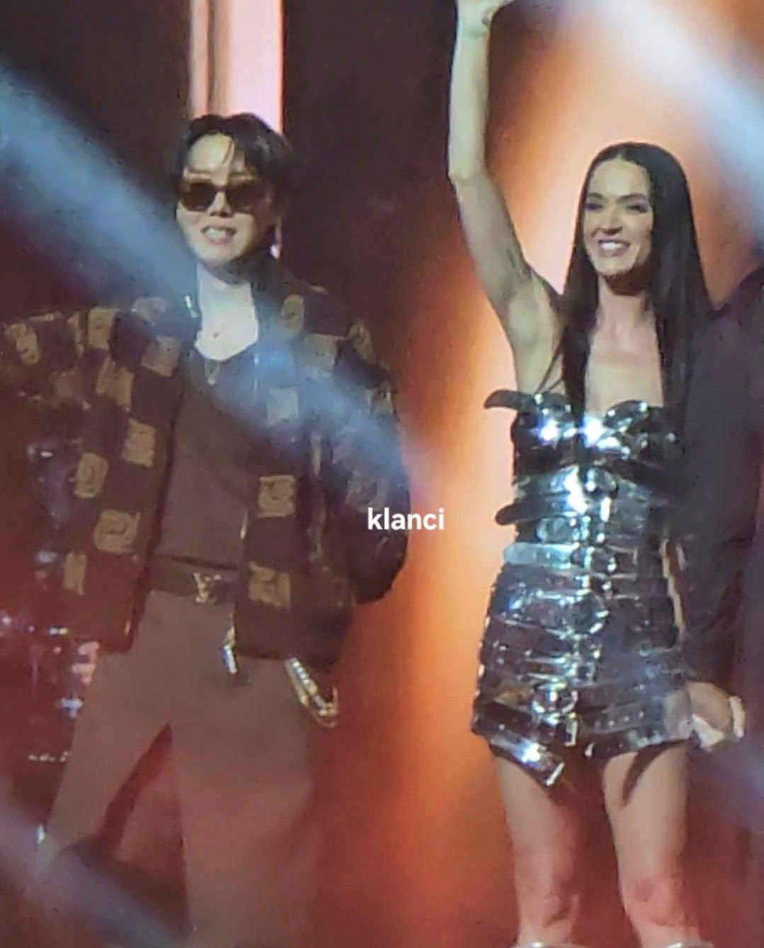 BTS Community Post - HOBI AND KATY PERRY