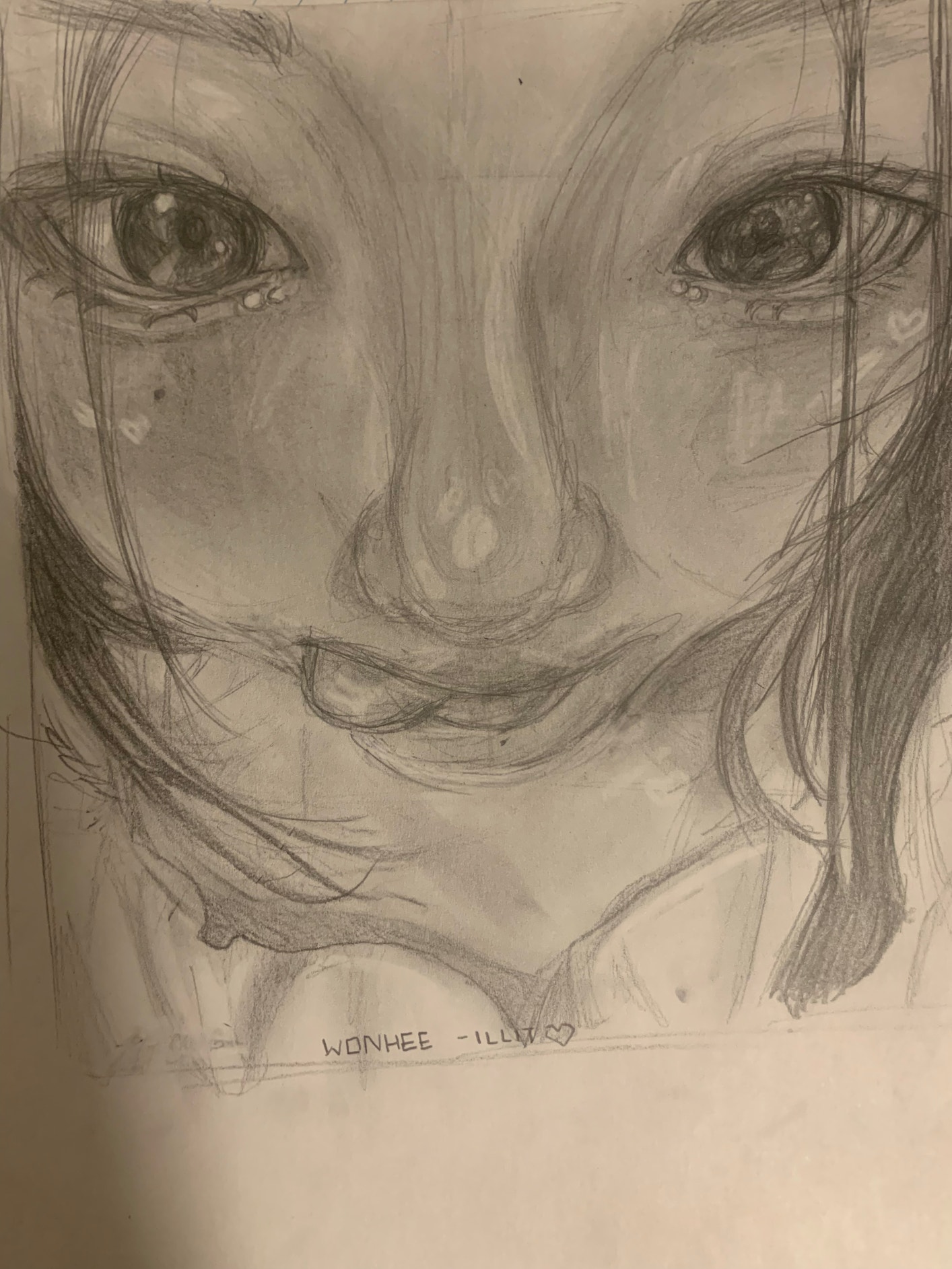ILLIT Community Post - fanart for Wonhee 원희 팬아트