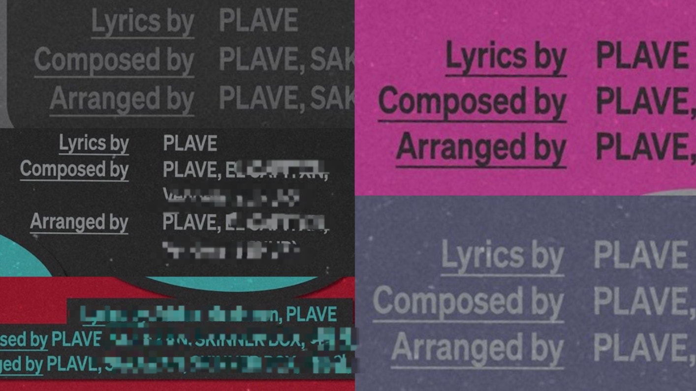 PLAVE Community Post - 모든 곡에 Lyrics by PLAVE Composed by PLAVE Arranged by PLAVE 써져있는거 너무 멋있고 나는 ...